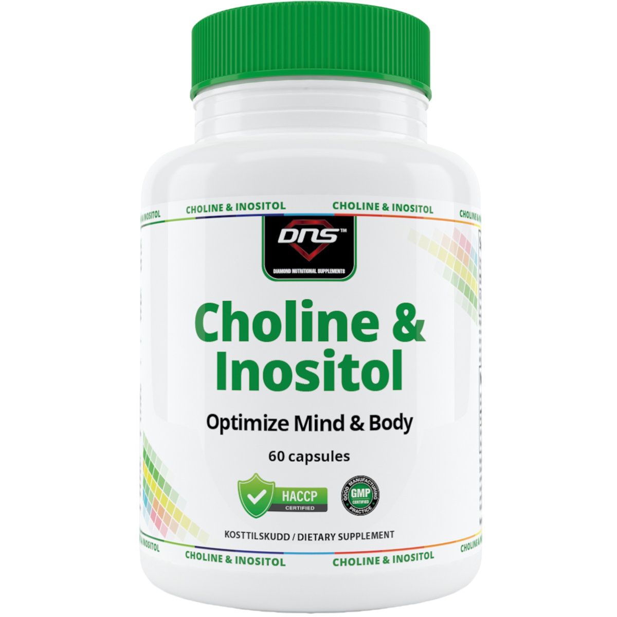 DNS Choline & Inositol Optimize Mind & Body 60 kapsler | Highwhey.no
