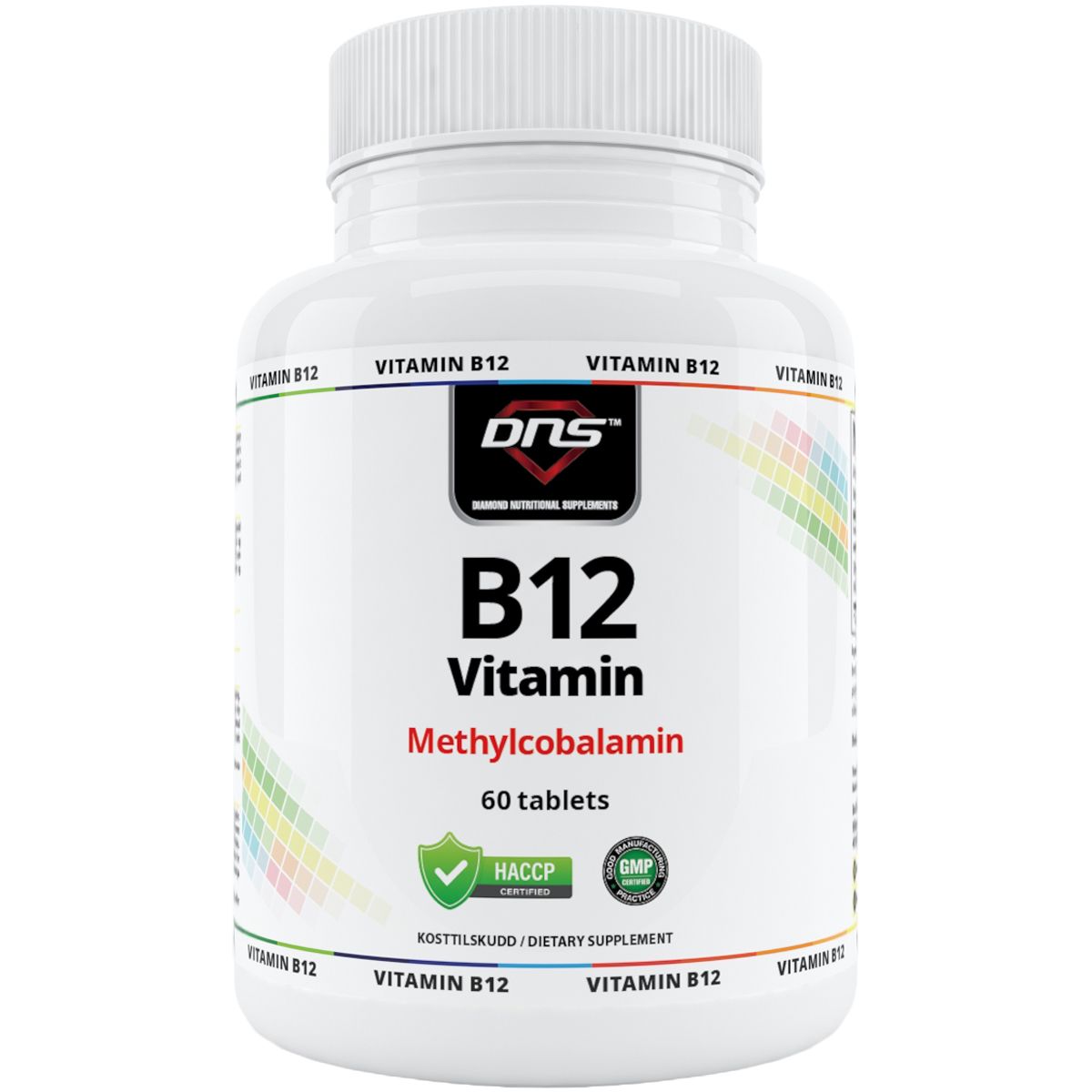 DNS B12 Vitamin Methylcobalamin 60 tabletter | Highwhey.no